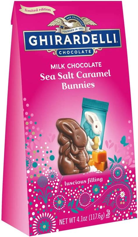 Ghirardelli Milk Chocolate Caramel Bunnies Bunny Shaped