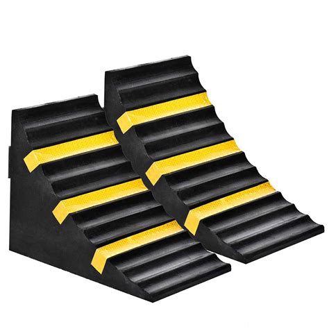 Reliancer 2 Pack Wheel Chocks Heavy Duty Extra Large