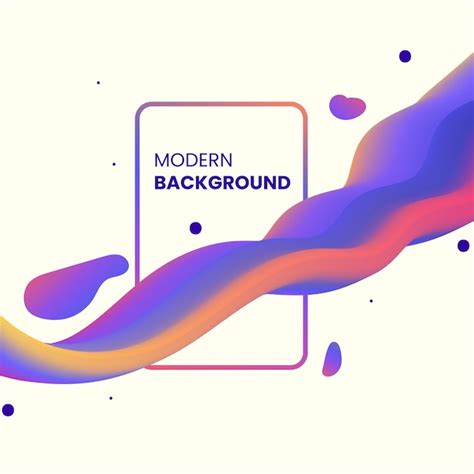 Premium Vector Fluid Modern Background Design
