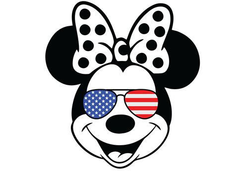 Red Minnie Mouse Face