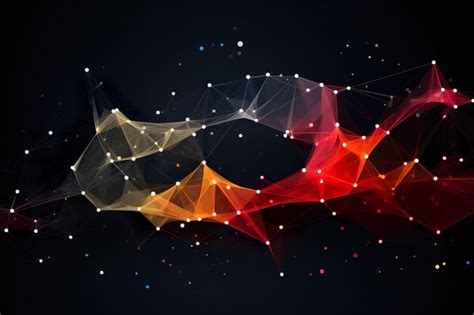 Premium Ai Image Abstract Background Functions Of Complex Networks Generative Ai