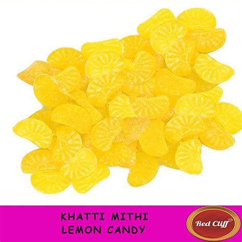 Red Cliff Lemon Candy Nimbu Goli Yellow Popping Candies Special Lemon