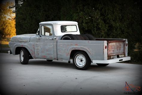 1960 Ford F100 Vintage Shop Truck All Original Antique Rod