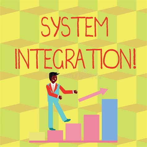 Handwriting Text System Integration Concept Meaning Process Of Bringing Together The Component