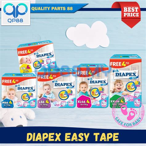Diapex Easy Tape Diapers Shopee Malaysia