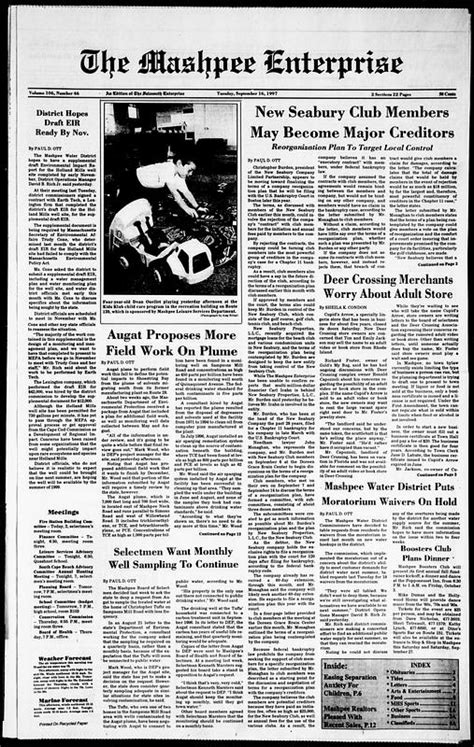 The Mashpee Enterprise September 16 1997 Digital Commonwealth