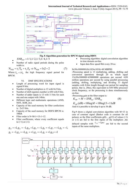 Digital Compressing Of A Bpcm Signal According To Barker Code Using