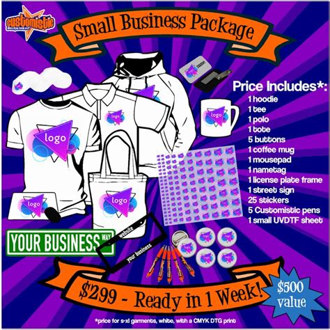 Whats New At Customistic 2025 Small Business Package Customistic