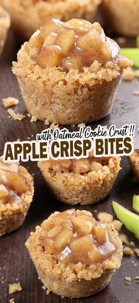 Mini Apple Crisp Treats From Cakescottage Apple Dessert Recipes