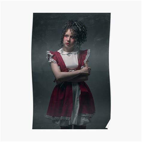 Ancient Doll Innocent Pose Poster For Sale By Zadquielcc Redbubble