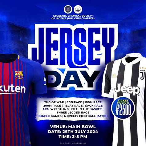 Jersey Day Design Flyer And Poster Design Jersey Day Flyer Design