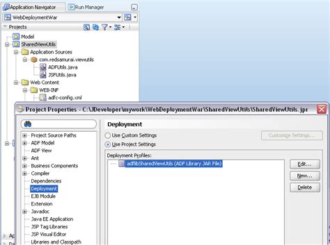 andrej baranovskij blog few hints about adf 11g web deployment profiles