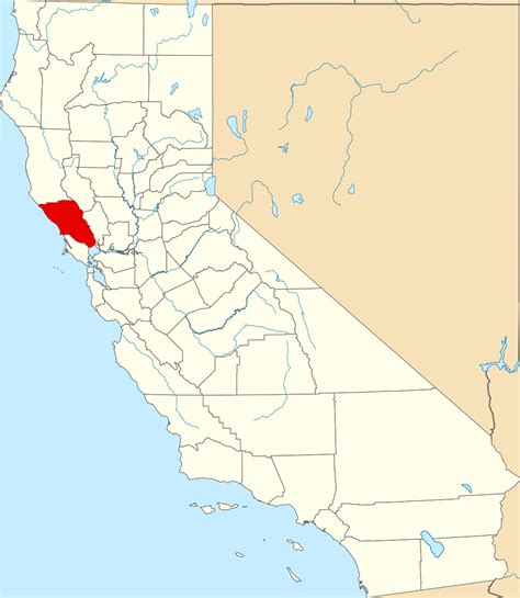 Map Of Sonoma County California