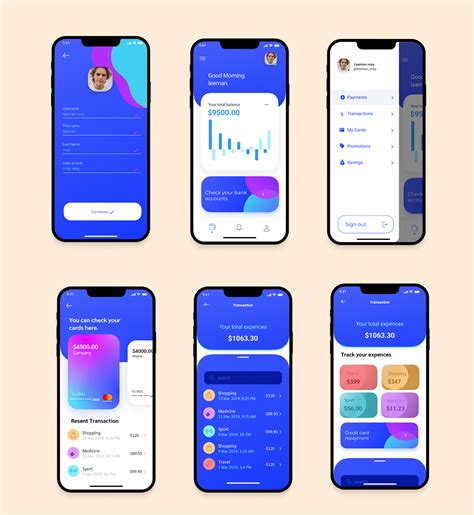 Money Transaction App Ui On Behance