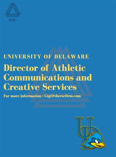 We Are Assisting University Of Delaware With Finding Its Next Director
