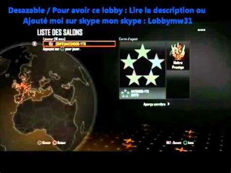 [lobby] Comment être Prestige 11 Sur Call Of Duty Black Ops 2 Youtube