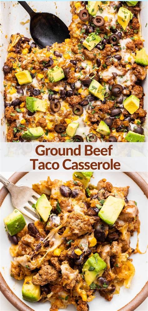 Ground Beef Taco Casserole Recipe Runner