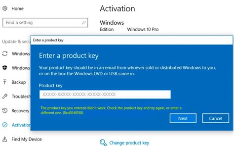 How To Fix Error 0xc004f050 Blog Mr Key Shop