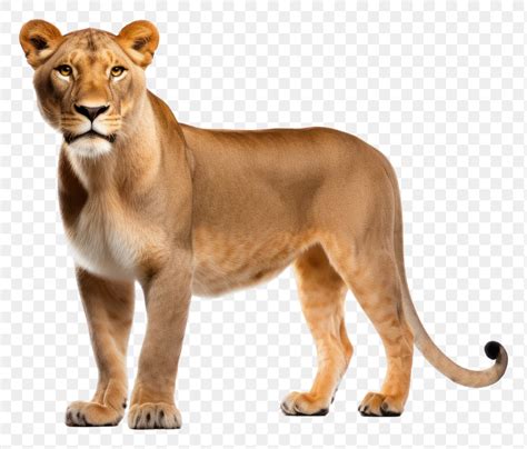 Png Lioness Wildlife Mammal Animal Premium Png Rawpixel