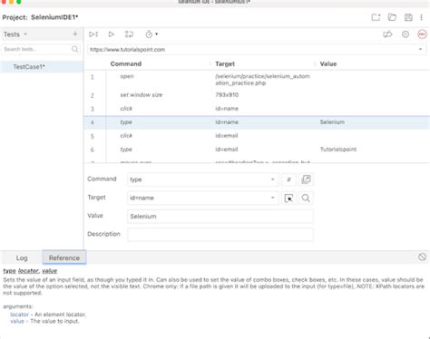 Selenium Ide Creating Script
