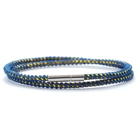 Unique Rope Bracelet Unisex Unfading Stainless Steel Braslet Lucky Red