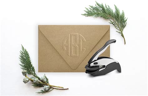Embosser Custom Embossing Seal Monogram Embosser Etsy