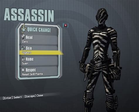 Borderlands 2 Zero Assassin Heads