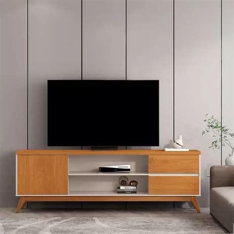 Rack Berlim 18 Retrô Para Sala Estar Tv Até 72 Polegadas Parcelamento Sem Juros