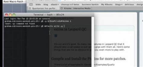 How To Install Quartz Composer On Mac Osx 105 Leopard Software Tips