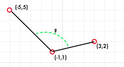 Calculating Angular Distance Between Points W R T To A Third Point Stack Overflow