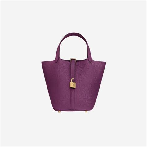 에르메스 피코탄 락 18 백 클레망스 And 팔라듐 하드웨어 마카사르 Hermes Kream