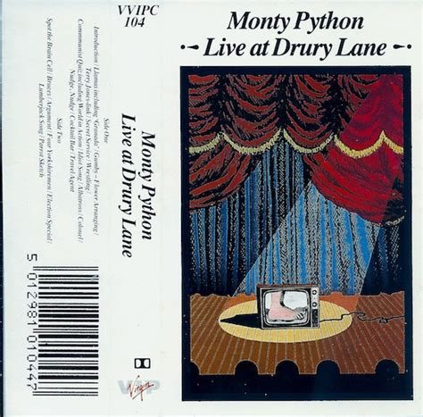 Monty Python Live At Drury Lane 1989 Cassette Discogs