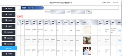 【2024年】基于python的校园招聘服务平台源码校园招聘网站python Csdn博客