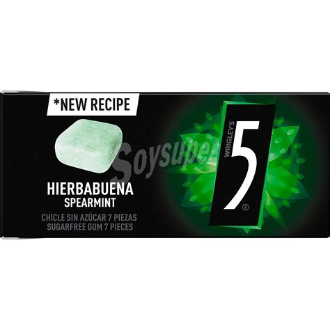 Five Chicles De Hierbabuena Sin Azúcar Five 14 4 G