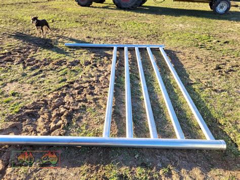 8023 New Galv Fence End Assembly Panel Euroa Vic Realm Group Australia