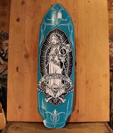 Bombsquad Agent Mini Deck Flatspot Longboard Shop