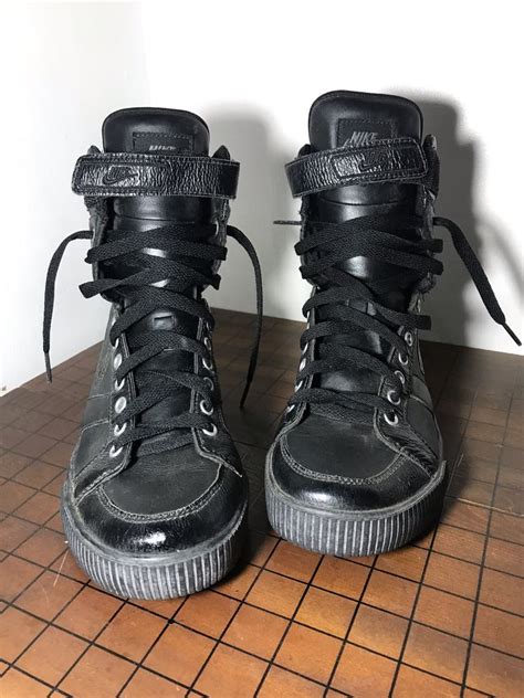 Nike Sensory Motion System High Cut Black Shoes Us Size 55 Womens