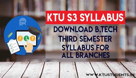KTU S Syllabus KTU Students Engineering Notes Syllabus Textbooks Questions