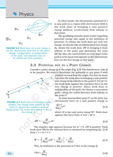 Ncert Book Class 12 Physics Chapter 2 Electrostatic Potential And