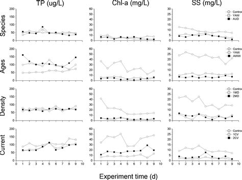 Daily Variations In The Concentrations Of Total Phosphorus Tp