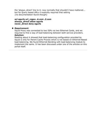 Squid For Load Balancing Cache Proxy A TechXpress Guide PDF