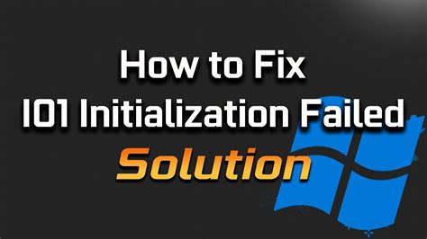 Io1 Initialization Failed Blue Screen Error On Windows 1110 Fix 2024