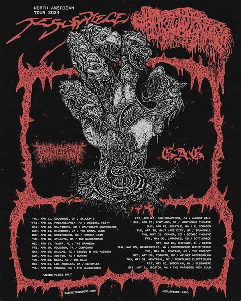 Jesus Piece And Sanguisugabogg Announce Co Headlining Tour