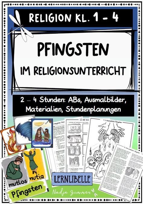 Pfingsten Im Religionsunterricht Der Grundschule 4 Stunden Mit