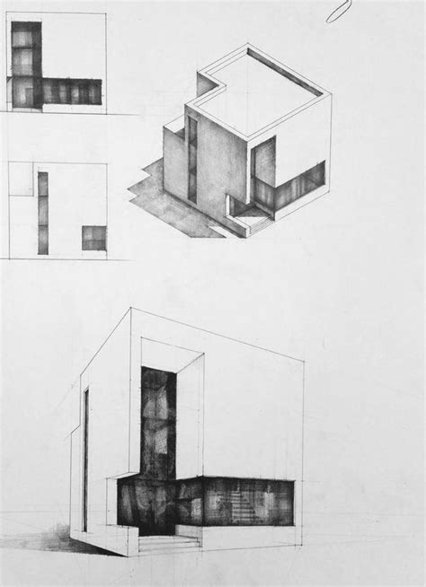 Architecture Drawing And Sketches Drawings Art Architecture Drawing