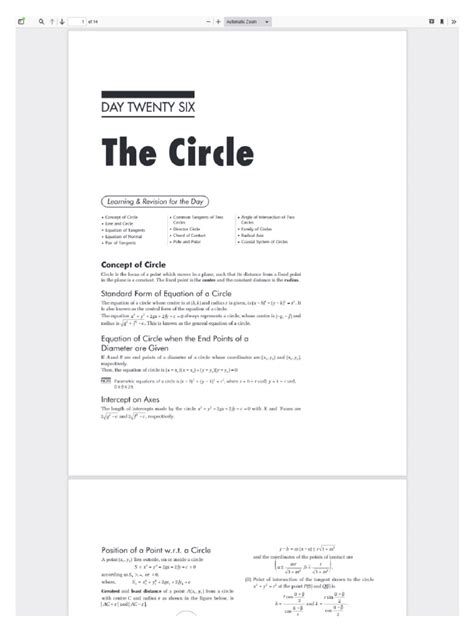 26 Maths Intersection Circles Pdf