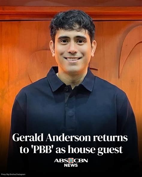 Abs Cbn Gerald Anderson The Third Big Placer Of Pbb Teen Edition