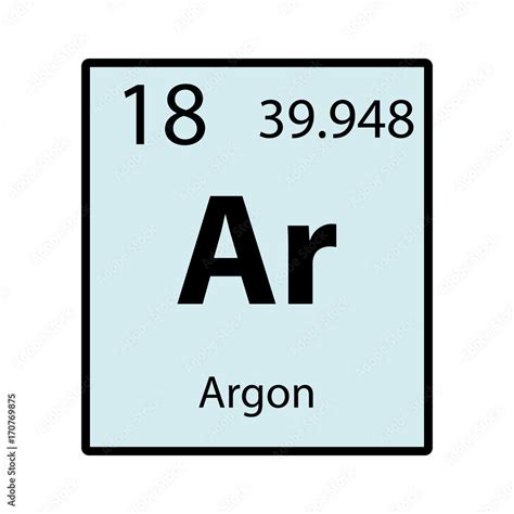 Argon Element Periodic Table