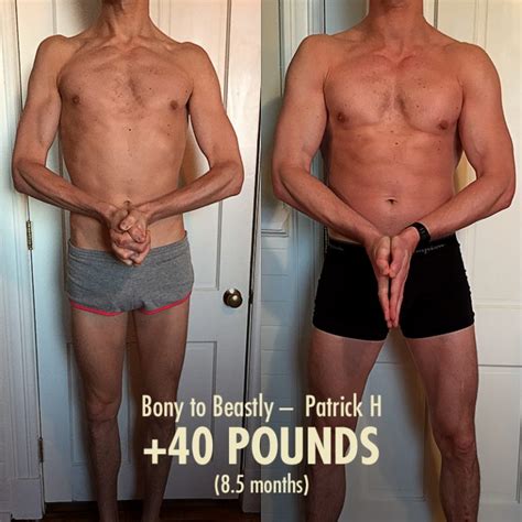 Muscle Size And Strength Standards For Ectomorphs Bony To Beastly