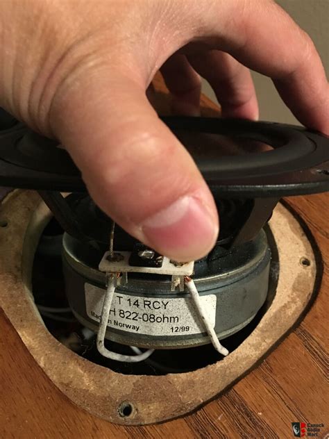 Proac Response 1sc Clone Seas Woofer T14 Rcy And Vifa Tweeter For Repair Or For Parts Photo